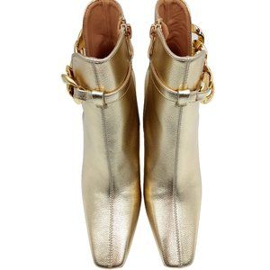 Ninety Union | Shoes | Stylish Womens Gold High Heel Party Ankle Boot ...